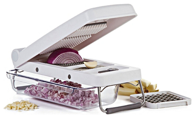 Progressive PL8 Professional White and Stainless Steel 3 Cup Vegetable ...