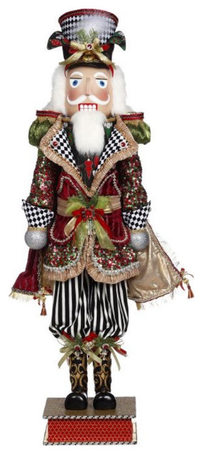 Mark Roberts Christmas 2022 Black And White Nutcracker, Large ...