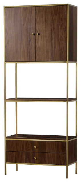 Sonder Living Chester Storage Tower - Contemporary - Display And Wall ...