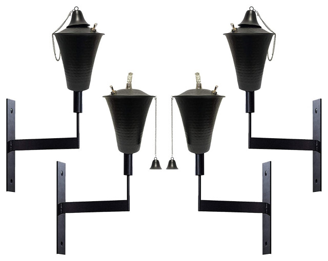 Legends Direct Kona Wall Sconce Landscape Torch, Wall Mount Oil Lamp ...