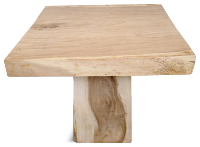 Square Monkey Pod Dining Table - Rustic - Dining Tables - by Design Mix ...