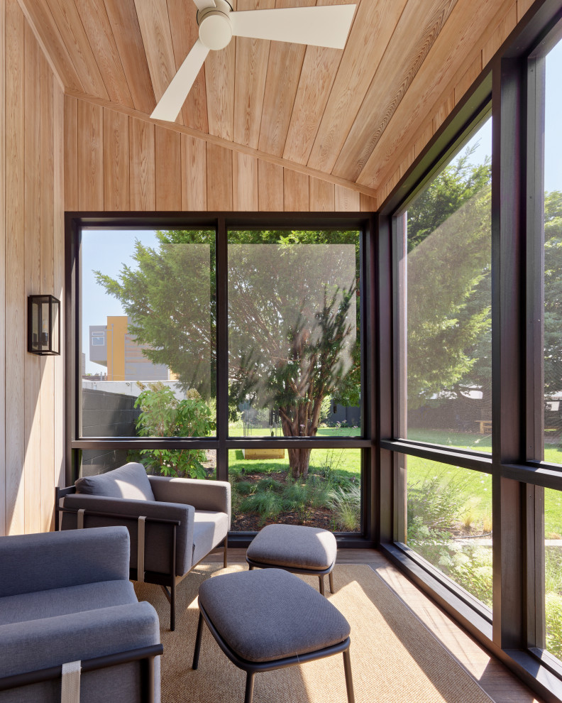 enclosed porch - Porch - Philadelphia - by Rasmussen / Su Architects ...