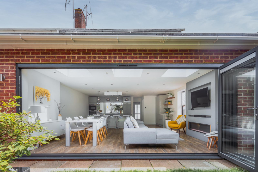 Ground Floor Rear Extension & Garage Conversion - Contemporary - London ...