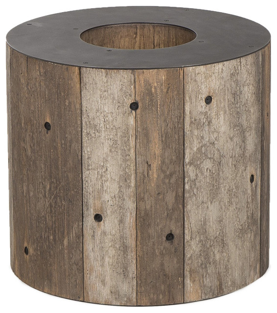 O Letter Side Table - Industrial - Side Tables And End Tables - by Love ...