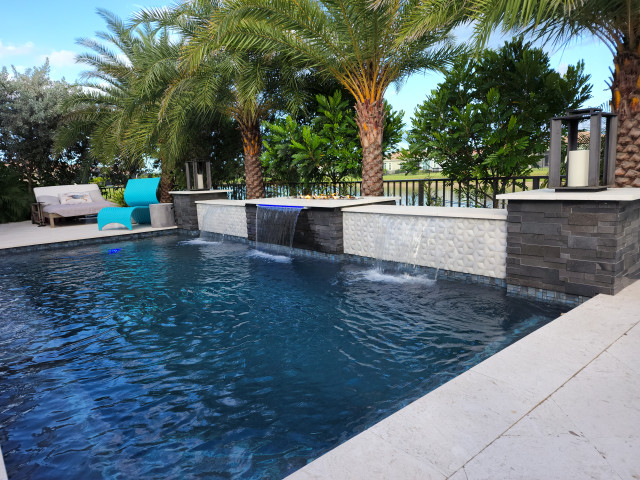 PGA Golf Club Flutto Way - Contemporary - Pool - Miami - by Cristallo ...