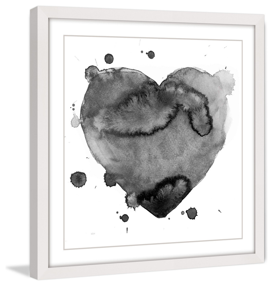 "Heart of Sadness" Framed Art Print, 12x12 - Contemporary - Prints And ...