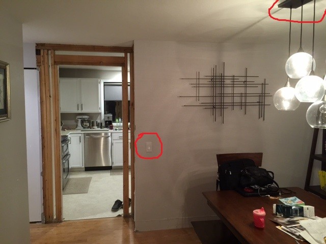 Removing 3-way switch and outlets from non-load bearing wall