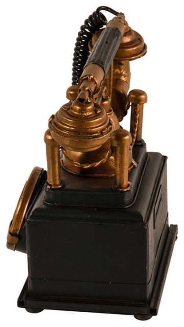 Vintage Telephone Coin Bank - Traditional - Decorative Objects And ...
