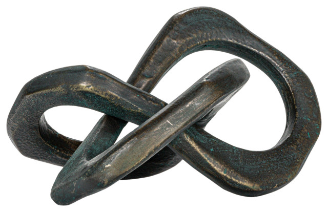 Cast Metal Knot Figurine, Black - Industrial - Decorative Objects And ...