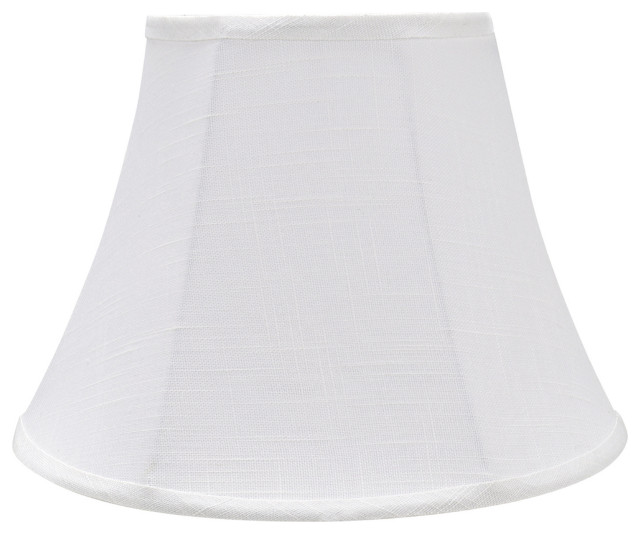 Aspen Creative 38002 Bell Shaped Collapsible Spider Lamp Shade in Off ...