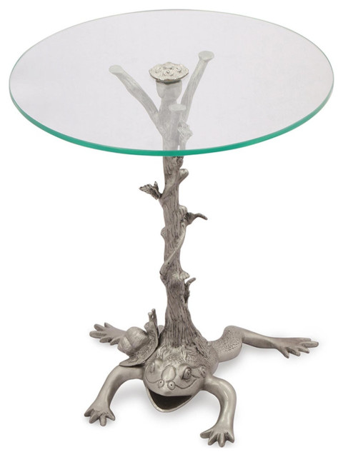 SPI Home Frog Branch and Vine End Table, 19 inches - Eclectic - Side ...
