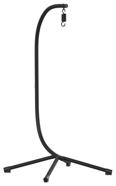 Black Hanging Chair Stand - Transitional - Hammock Stands And ...