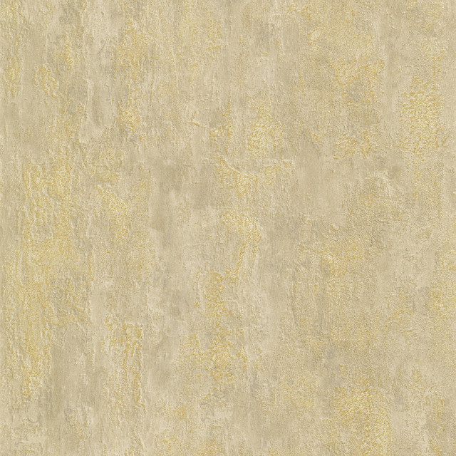 Deimos Gold Distressed Texture Wallpaper, Metallic - Contemporary ...
