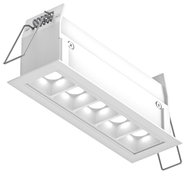 5 Light Microspot LED Recessed Down Light - Modern - Recessed Trims ...