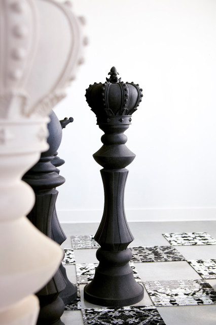 Knight Chess Sculpture, 20x17x51"h - Contemporary - Decorative Objects ...