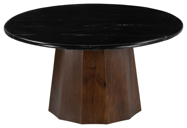 Aipe Coffee Table Black & Brown - Transitional - Coffee Tables - by ...