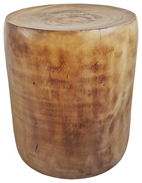 Monkey Pod Stump Side Table - Rustic - Side Tables And End Tables - by ...