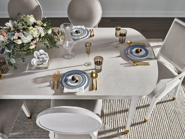 Miranda Kerr by Universal Furniture Marion Wood Dining Table, White ...