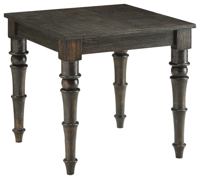 Acme Kami End Table Antique Black Finish - French Country - Side Tables ...