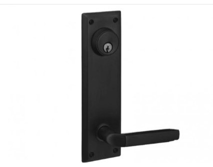 French Door 61"X81", Flat Black, Clear Glass, Right Hand Inswing ...