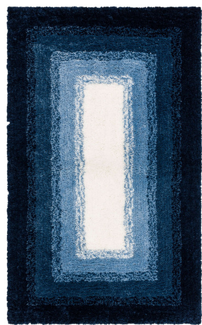 Mohawk Home Ombre Border Bath Mat, 2'3"x3'9" - Contemporary - Bath Mats ...