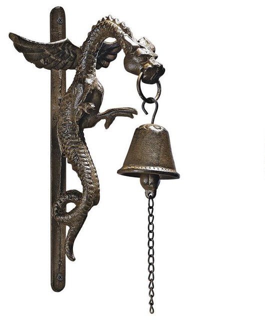 Florentine Dragon Gothic Doorbell - Asian - Doorbells And Chimes - by ...