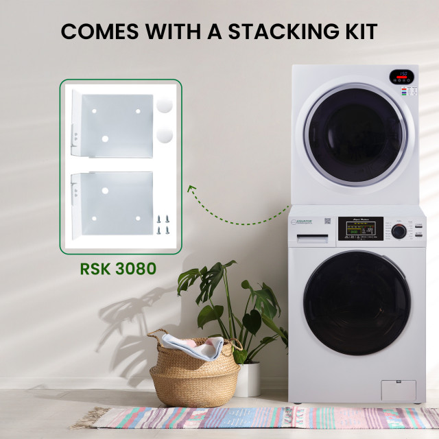 Equator 110V 1.6 cf Washer w/ Pet Cycle & 120V 2.6 cf Digital Sensor ...