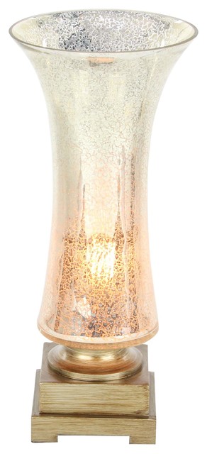 Glam Silver Glass Uplight Set 47646 - Contemporary - Lamp Sets - by ...