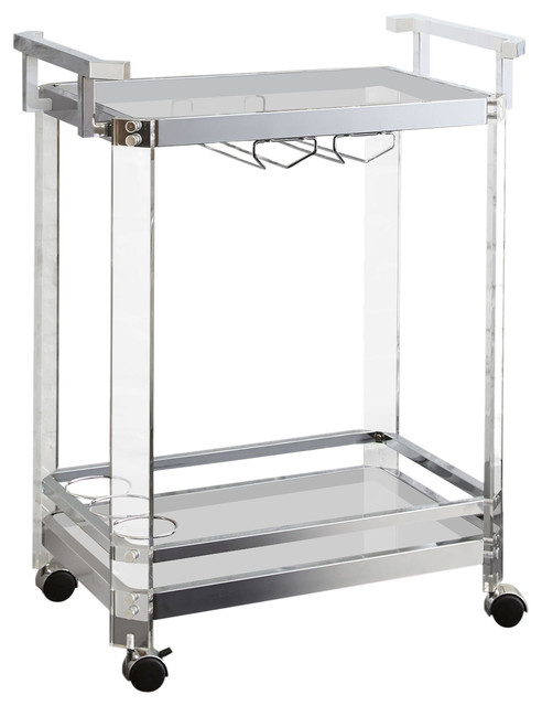 Aerin Server Cart - Contemporary - Bar Carts - by HedgeApple | Houzz
