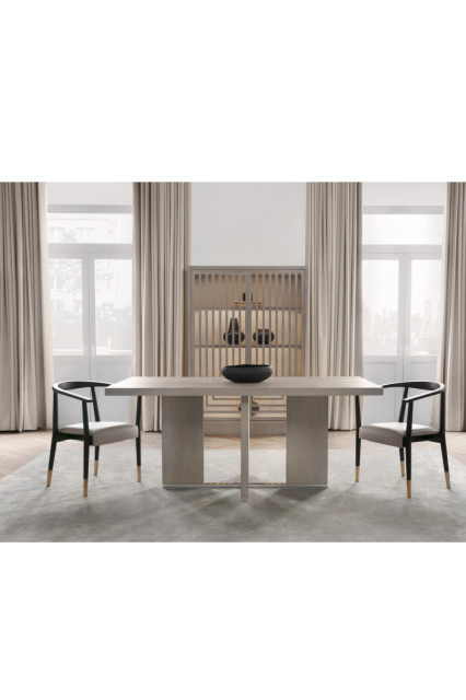 Contemporary Oak Dining Table | Andrew Martin Calvin Cross - Transitional - Dining Tables - by ...