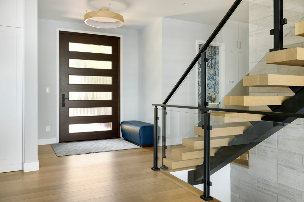 Modern Lakeview Retreat - Contemporary - Entry - Minneapolis - by ...