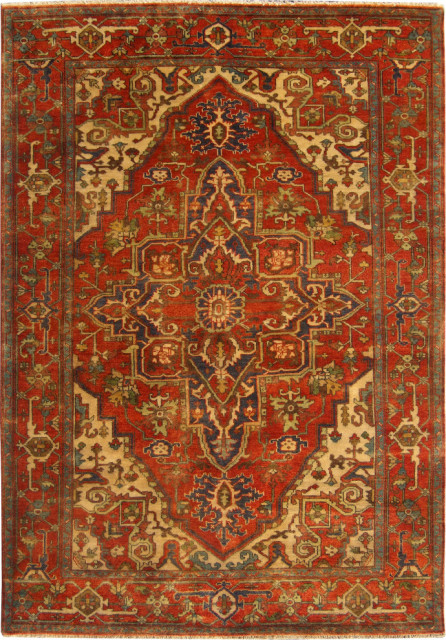 Exquisite Rugs Antique Weave Serapi Antique Weave Serapi Rug Rug, 10 ...