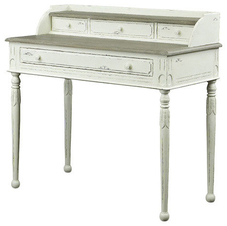 Anjou Traditional French Accent Writing Desk - French Country - Desks ...
