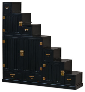 Japanese Style Step Tansu Chest - Asian - Storage Cabinets - by China ...