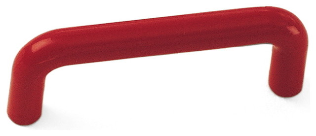 3" Plastic Wire Pull - Red - Contemporary - Cabinet And Drawer Handle ...