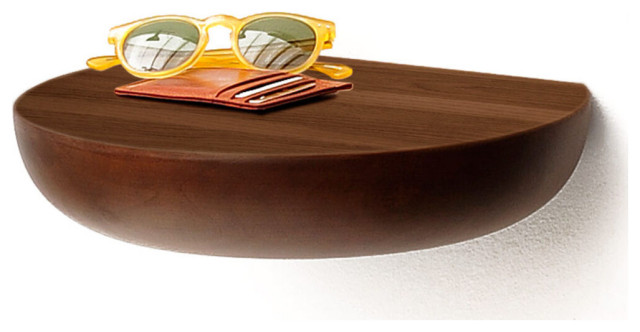 Nomon Welcome Shelf | Walnut - Transitional - Display And Wall Shelves ...