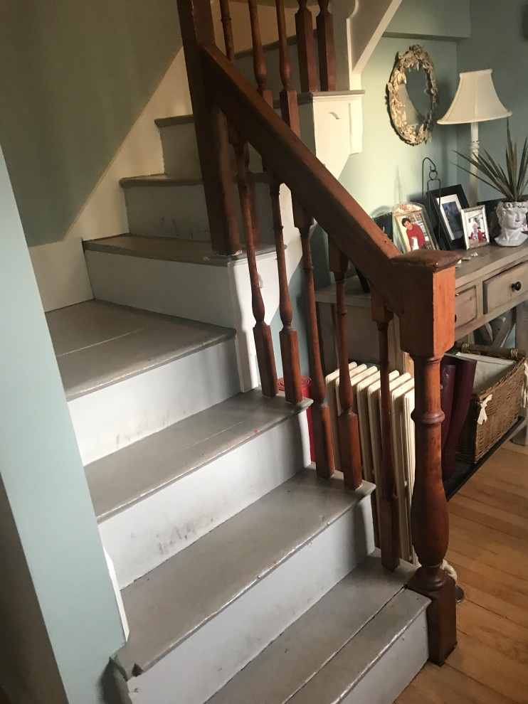 What color should we paint interior stairs and banister?