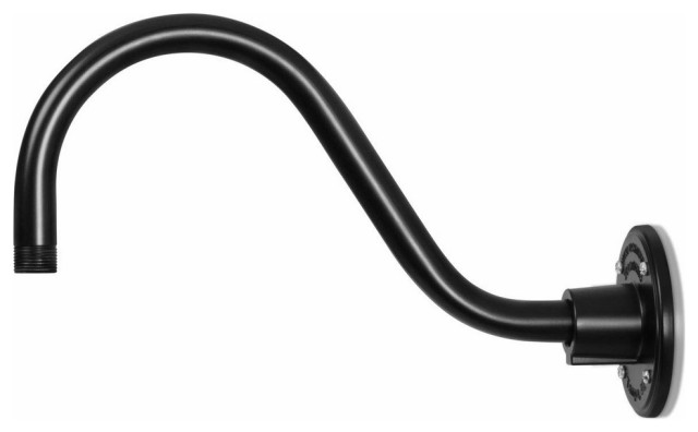 12" Angle Shade Gooseneck Sign Light, 14-1/2" Long Gooseneck Arm ...