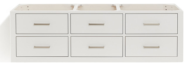 Ariel Hutton 60" Sinks Bath Vanity Base - Modern - Bathroom Vanities And Sink Consoles - by ...