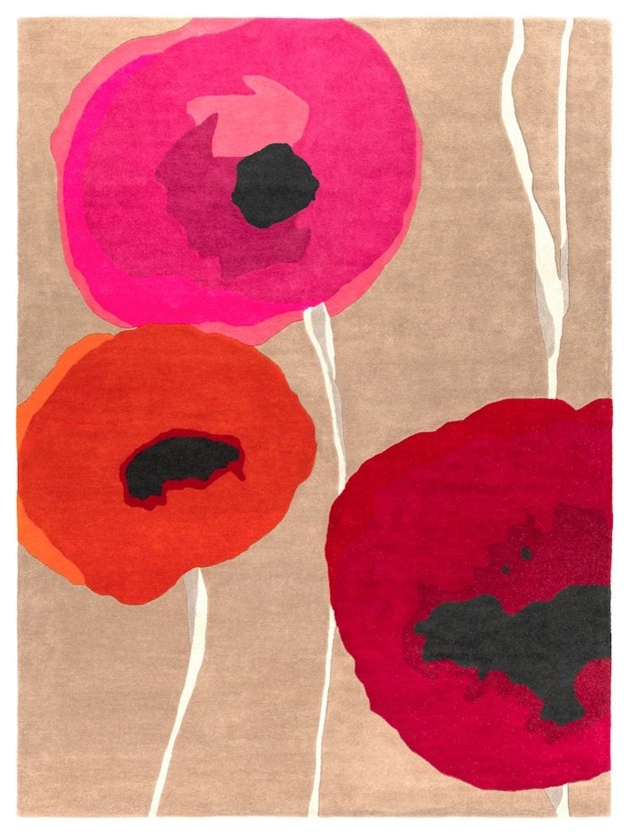 Hand Tufted Sanderson Wool Rug SND-4508, 3'3" x 5'3" - Contemporary ...