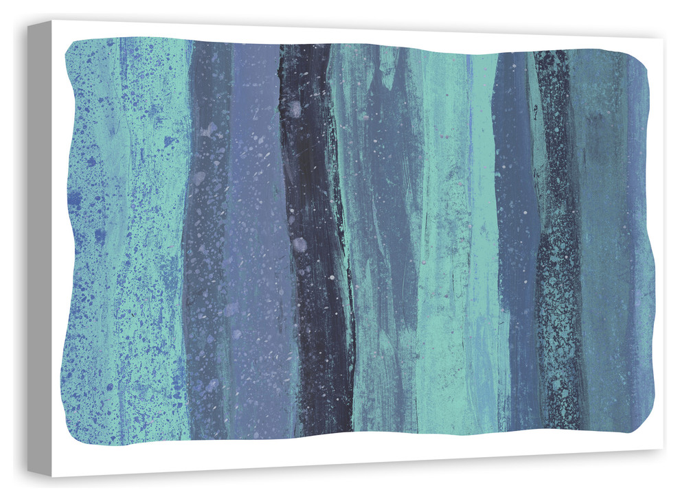 "Vertical Study Abstract" Canvas Wall Art, 36x24, 36x24 - Contemporary ...