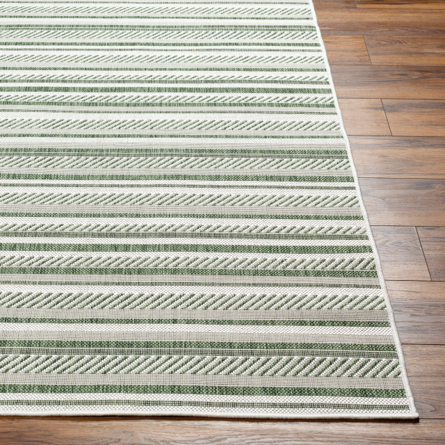 Surya Eagean EAG-2422 Indoor/Outdoor Area Rug, 4'3" x 5'11 ...