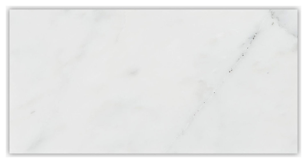 Asian Statuary Premium Honed 12x24 Micro Beveled Marble Tile ...