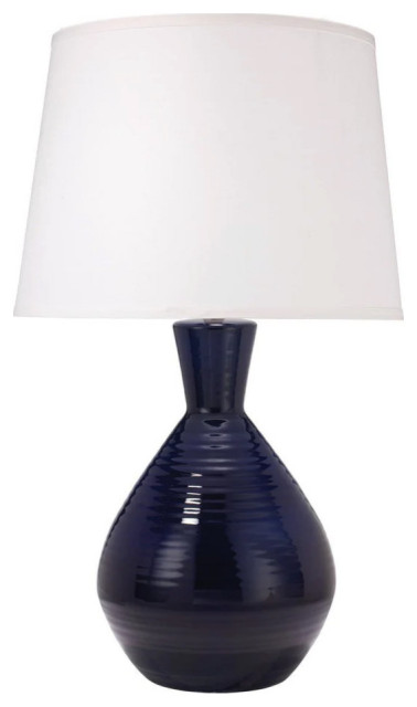 Cachel Navy Table Lamp - Contemporary - Table Lamps - by Rustic Home ...