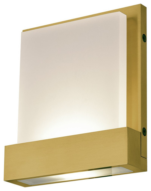 Kuzco - WS33407-BG - Guide 7-in Brushed Gold LED Wall Sconce - Contemporary - Wall Sconces - by ...
