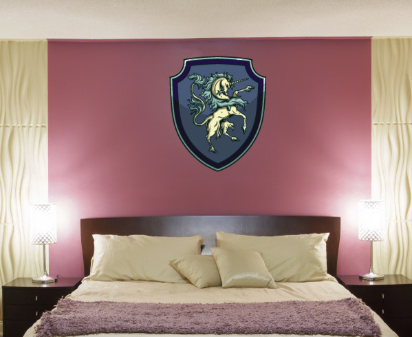 Family Crest Vinyl Wall Decal FamilyCrestUScolor004, 18 in ...