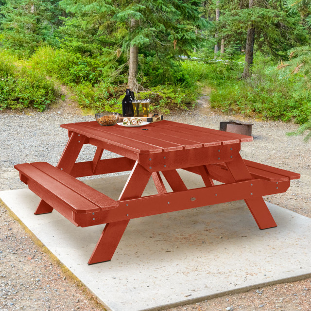 Sequoia National Picnic Table - Contemporary - Outdoor Dining Sets - by ...