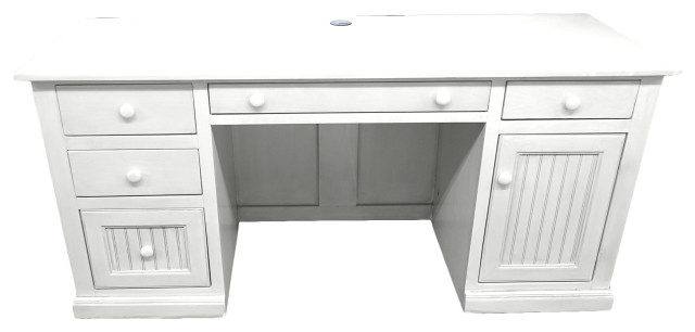 Coastal Executive Desk with CPU Storage - Transitional - Desks And ...