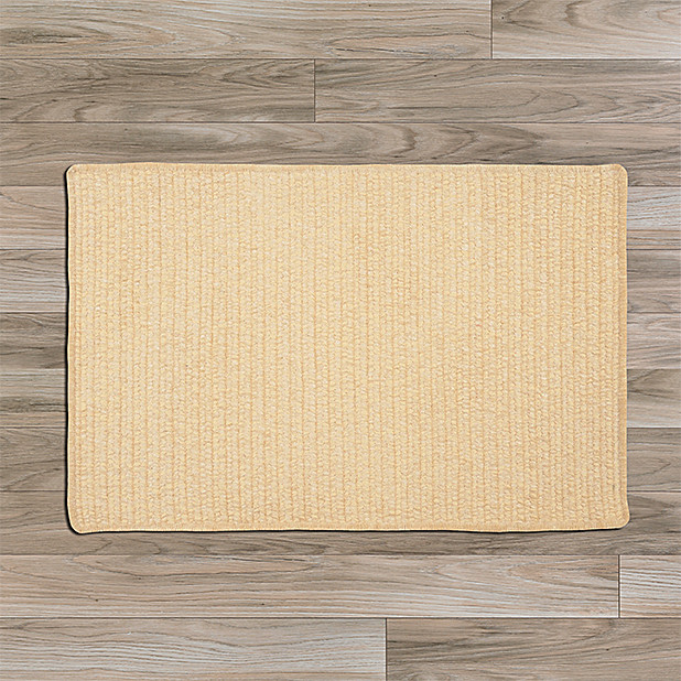 Simple Chenille Dandelion 3'x5', Rectangle, Braided Rug - Farmhouse ...