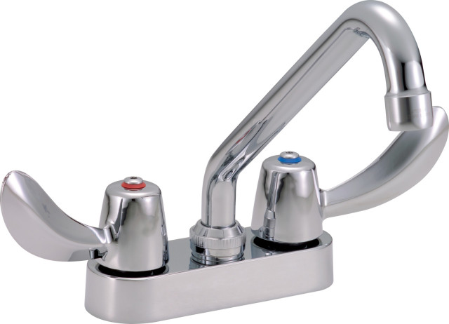 Deck Faucets 2-Handle Mixing, 4" - Contemporary - Bathroom Sink Faucets ...